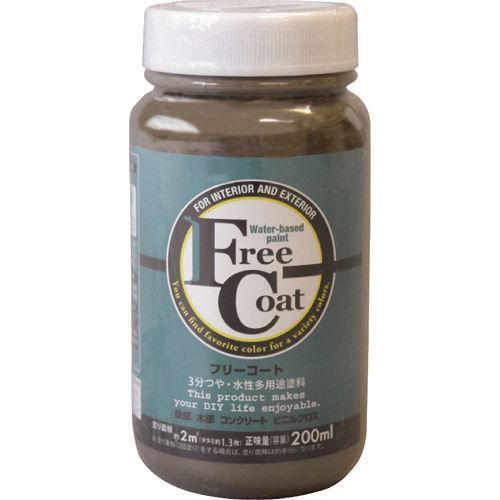 オレンジブック トラスコ中山　TRUSCOアトムペイント 水性フリーコート 200ML ダークオリーブ 〔品番:0000123118〕[ 注番:2037094]特長●つやを抑えた落ち着いた仕上がりの塗料です。●つや消しタイプより汚れに強く、...