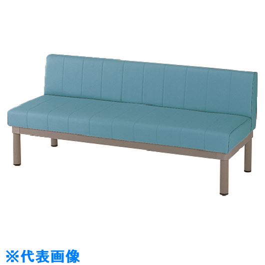 オレンジブック トラスコ中山　TRUSCOMIZUNO ロビーチェア 背付き 〔品番:MC180ANEGRT5〕[ 注番:2038472]特長●脚部がしっかりとしたデザインのロビーチェア。用途●待合スペースに仕様●幅(mm)：1800●奥行...