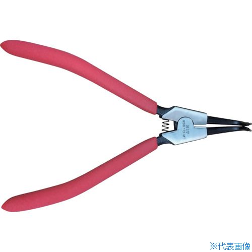 オレンジブック トラスコ中山　TRUSCOHIT スナップリングプライヤー C形留め輪使用範囲10〜25 〔品番:RSB125MT〕[ 注番:2044024]特長●鍛造品で爪部は削り出しです。●熱処理は全体焼入れです。用途●C形止め輪の着脱...