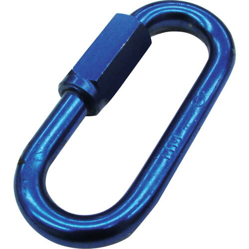 オレンジブック トラスコ中山　TRUSCO水本 アルミリングキャッチ(アルマイト付) ブルー 線径5mm 長さ41mm 〔品番:B477〕[ 注番:2047208]特長●軽量でカラフルです。●ナットを回すだけで簡単に開閉できます。用途●装飾...