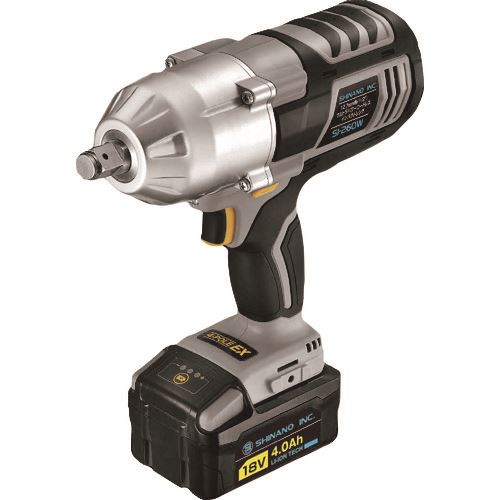 オレンジブック トラスコ中山　TRUSCOSI コードレスインパクトレンチ 〔品番:SI260W〕[ 注番:2057267]特長●効率の良い4ポールモーター採用で長寿命です。●トリガーの引き具合で回転速度の調節が可能です。用途●ボルト、ナッ...