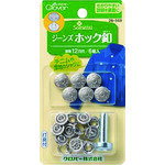 オレンジブック トラスコ中山　TRUSCOCLOVER ジーンズホック釦12mm 〔品番:26569〕[ 注番:2060299]特長●デニムジャケットなどにピッタリの、マットシルバーがおしゃれなホック釦。仕様●Pサイズ(mm)：65×125...