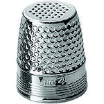 オレンジブック トラスコ中山　TRUSCOCLOVER シンブル No.4 〔品番:34404〕[ 注番:2060307]特長●全面に付いたくぼみで、指先で針を押したり針先を受けたりすることができます。●内径18mmです。●キルターの多彩な...
