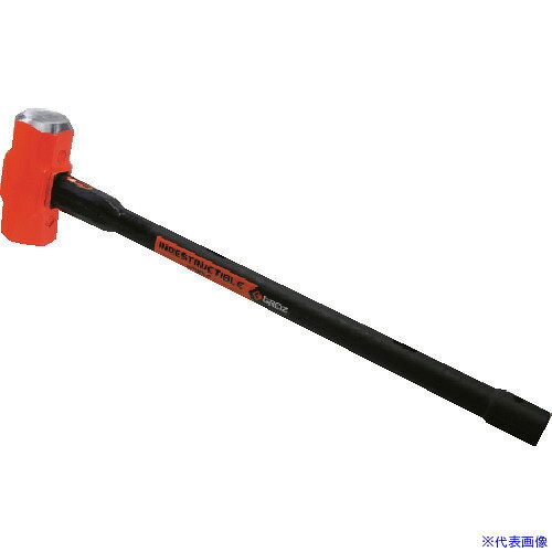 オレンジブック トラスコ中山　TRUSCOGROZ スレッジハンマー 6ポンド 400mm 〔品番:SHID616〕[ 注番:2063109]特長●頭部は特殊鋼鍛造の高周波焼入れ(50〜58HRC)で耐久性に優れます。●頭部とハンドルは貫通...