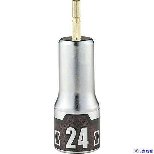オレンジブック トラスコ中山　TRUSCOKTC インパクトドライバ用ソケットビット 難攻不落 24mm 〔品番:BZP6324〕[ 注番:2067139]特長●ビットにヒューズ機構を採用することで、破損しても先端部分（ソケット）の落下を防...