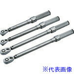 オレンジブック トラスコ中山　TRUSCOKTC 12.7プレセット型トルクレンチ トルク調整範囲20〜100N・m 全長400mm 〔品番:CMPC1004〕[ 注番:2067743]特長●トルク値の設定操作を行いやすく、ローレット加工で...