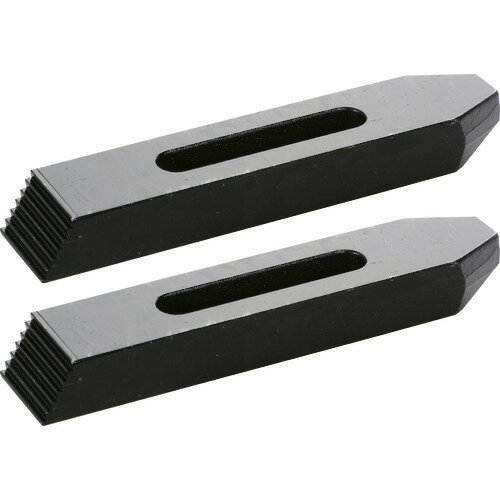 オレンジブック トラスコ中山　TRUSCOTRUSCO ステップクランプ 使用ボルト M12 全長63mm(2個1組) 〔品番:T25S12〕[ 注番:2067988]特長●クランプの片側にギザギザがついているので、ステップブロックと使用す...