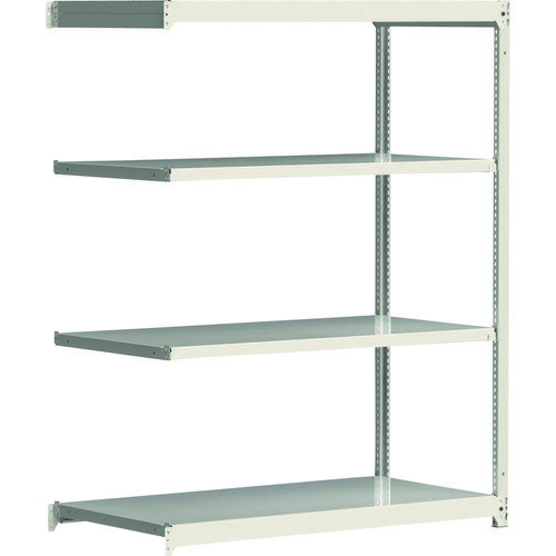 オレンジブック トラスコ中山　TRUSCOIRIS 軽中量ラック150 セット W1500*D450*H2100 連結 4段 〔品番:ML1R1545214〕[ 注番:2068167]特長●支柱の目盛りで段合わせが簡単です。●細かい間隔でピ...