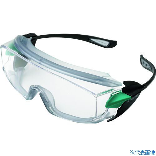 オレンジブック トラスコ中山　TRUSCOミドリ安全 一眼型保護メガネ オーバーグラス VS−305F 〔品番:VS305F〕[ 注番:2069591]特長●上下にひさし付で高い防じん性能を実現しました。●テンプルの角度が調節できるので、私...