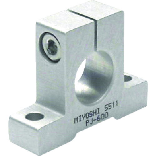 オレンジブック トラスコ中山　TRUSCO三好キカイ パイジョン PL600 〔品番:PL600〕[ 注番:2070471]特長●パイプのスライドや転回がしやすい丸穴タイプの製品です。仕様●タイプ：水平穴●幅(mm)：14●高さ(mm)：3...