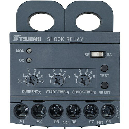 オレンジブック トラスコ中山　TRUSCO椿本チエイン ショックリレー SBシリーズ 〔品番:TSBSB60〕[ 注番:2072723]特長●モータ過負荷時の過電流を素早く検出し、装置の破損を未然に防ぐ電流監視式の制御機器です。●エコノミー...