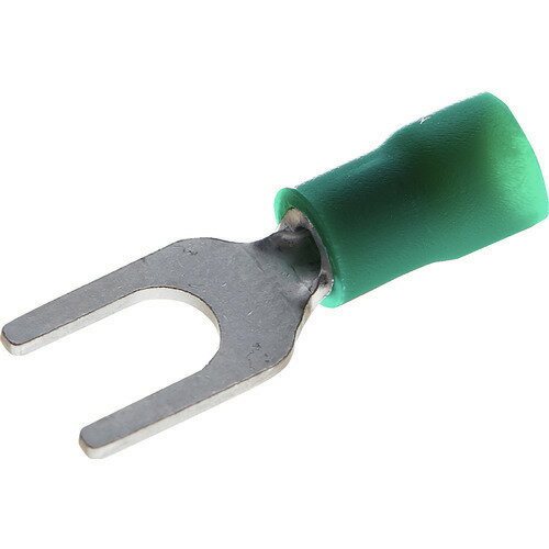 オレンジブック トラスコ中山　TRUSCOTRUSCO 絶縁被覆付圧着端子 拡管形 Y形 100個入 〔品番:TBVF1.254G〕[ 注番:2073892]特長●接触面（舌部）の取り付け穴の一方が開いており、ねじを完全に外さなくても取り付...