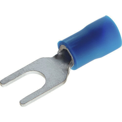 オレンジブック トラスコ中山　TRUSCOTRUSCO 絶縁被覆付圧着端子 拡管形 Y形 100個入 〔品番:TBVF25B〕[ 注番:2073900]特長●接触面（舌部）の取り付け穴の一方が開いており、ねじを完全に外さなくても取り付けるこ...