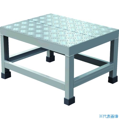 オレンジブック トラスコ中山　TRUSCOTRUSCO アルミ製溶接一体構造型作業台 縞板タイプ 一段(完成品) W500×D400×H300 〔品番:WTDBC5430〕[ 注番:2074490]特長●完成品ですので組立不要で購入後すぐ使...