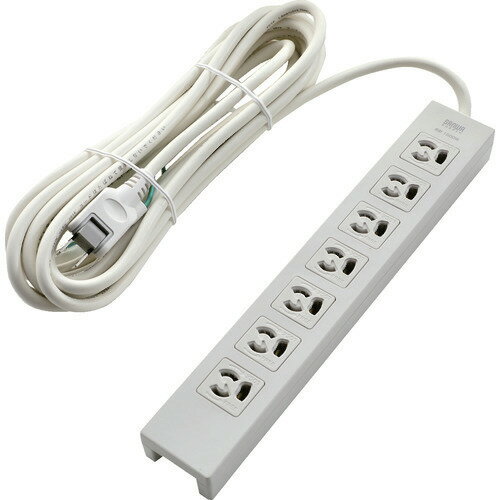 オレンジブック トラスコ中山　TRUSCOTRUSCO 電源タップ 3P抜け止め7個口 10M アース/マグネット付 〔品番:TOT3N710〕[ 注番:2076272]特長●3P抜け止めの7個口タップです。●裏面にマグネットが付いています...