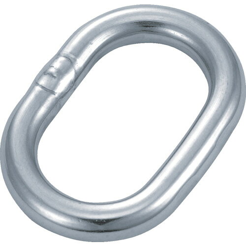 オレンジブック トラスコ中山　TRUSCOTRUSCO 楕円リンク ステンレス製 22mm 1個入 〔品番:TOL22〕[ 注番:2082291]特長●同じ線径の丸リングと比較して使用荷重が約2倍程度アップします。●接続部は溶接していますの...