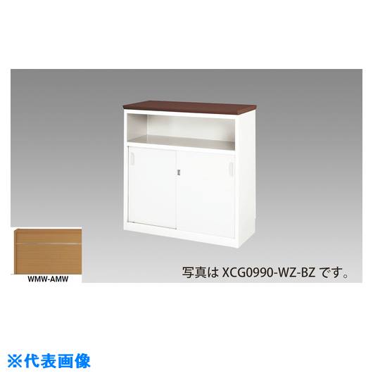 オレンジブック トラスコ中山　TRUSCONAIKI ハイカウンター (鍵付・棚付) (指紋レスメラミンタイプ) 〔品番:XCG0990WMWAMW〕[ 注番:2085259]特長仕様仕様2●天板：ミディアムウォールナット●本体：クリアーホ...