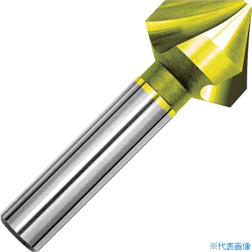 オレンジブック トラスコ中山　TRUSCOウォーターミルズ 3枚刃 カウンターシンク90°10.4xL50 HSSco+TiN 〔品番:WMC5TN104S6L50〕[ 注番:2085524]特長●切りくずの排出性に優れ、面取り、バリ取り、...