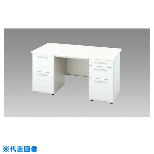 オレンジブック トラスコ中山　TRUSCONAIKI 両袖デスク XED型/本体:クリアーホワイト 天板:ホワイト/W1500×D700×H700 〔品番:XED157BAWH〕[ 注番:2088469]特長●配線や収納など、オフィスに必要...