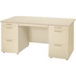 オレンジブック トラスコ中山　TRUSCOPLUS 670044)LA 両袖机 LA−147A−33 LGY/LGY 〔品番:LA147A33LL〕[ 注番:2096745]特長仕様●タイプ：両袖タイプ仕様2●LA　両袖机　LA-147A-...