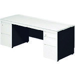オレンジブック トラスコ中山　TRUSCOPLUS 673574)ステージオ 両袖机 ST−F187L−43 WS/BK 〔品番:STF187L43WSBK〕[ 注番:2100164]特長仕様●タイプ：両袖タイプ仕様2●ステージオ　両袖机　...