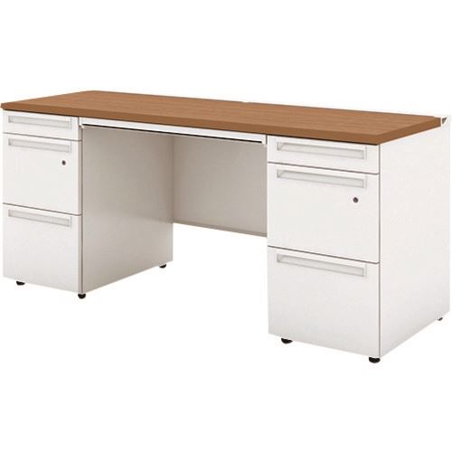オレンジブック トラスコ中山　TRUSCOPLUS 779625)US 両袖机UR−166A−33 T2/W4 〔品番:UR166A33T2W4〕[ 注番:2100470]特長仕様●タイプ：両袖タイプ仕様2●US　両袖机UR-166A-33...