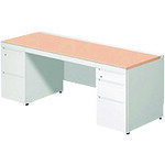 オレンジブック トラスコ中山　TRUSCOPLUS 674408)ステージオ 両袖机 ST−F187L−43 WM/W 〔品番:STF187L43WMW〕[ 注番:2101748]特長仕様●タイプ：両袖タイプ仕様2●ステージオ　両袖机　ST...