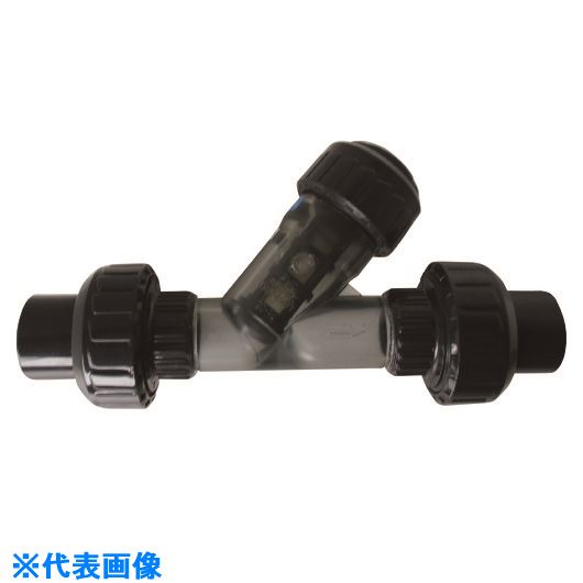 オレンジブック トラスコ中山　TRUSCOエスロン ストレーナ 本体材質PVC シール材質EPDM ユニオンTS 50A 〔品番:SE50TUZ〕[ 注番:2102779]特長●本体は透明のため流体やスクリーンの状態が容易に確認できます。仕...