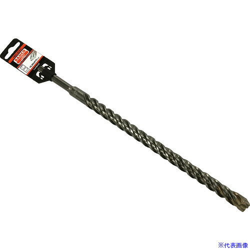 オレンジブック トラスコ中山　TRUSCOBAHCO コンクリートドリル SDSプラス 4 CUTTERS 全長310mm 刃径16mm 〔品番:465116310〕[ 注番:2106843]特長●幾何学形状のヘッドを採用しており、センター...