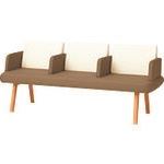 オレンジブック トラスコ中山　TRUSCOプラス 40318)LS-5000 3人掛け 全肘付 LS-5334AN IV/MB 〔品番:LS5334ANIVMB〕[ 注番:2110936]特長仕様仕様2●LS−5000　3人掛け　全肘付　L...