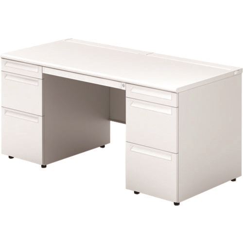 オレンジブック トラスコ中山　TRUSCOPLUS 775680)US 両袖机US−157D−33 WS/W4 〔品番:US157D33WSW4〕[ 注番:2113572]特長仕様●タイプ：両袖タイプ仕様2●US　両袖机US-157D-33...