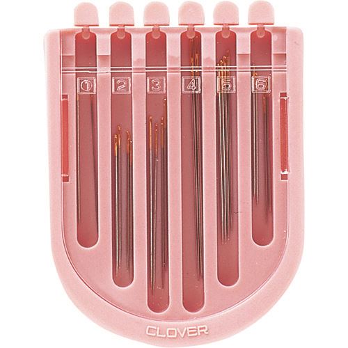 オレンジブック トラスコ中山　TRUSCOCLOVER ニードルコンパクトパッチワークキルト用 〔品番:57306〕[ 注番:2118370]特長●パッチワーク・キルトに最適な針をセットにしました。●各ポケットにフタがついているので、針の出...