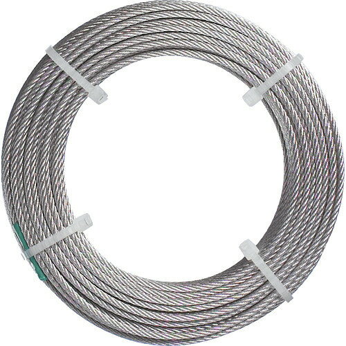 オレンジブック トラスコ中山　TRUSCOTRUSCO ステンレスワイヤロープ ナイロン被覆 Φ1.5(2.0)X20m 〔品番:CWC15S20〕[ 注番:2134764]特長●耐食性、耐錆性、耐摩擦性に優れたステンレスロープです。●耐候...