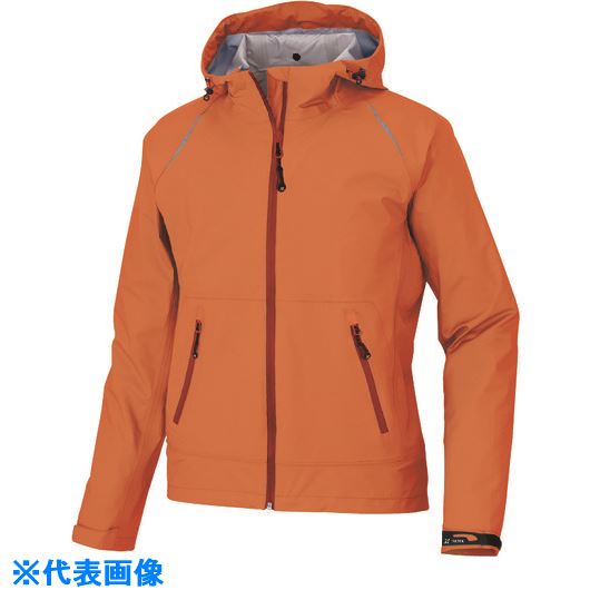 オレンジブック トラスコ中山　TRUSCOアイトス ディアプレックスストレッチ レインジャケット オレンジ S 〔品番:AZ56317063S〕[ 注番:2135911]特長●防水性と透湿性に優れたディアプレックスにストレッチ性が加わり、動...