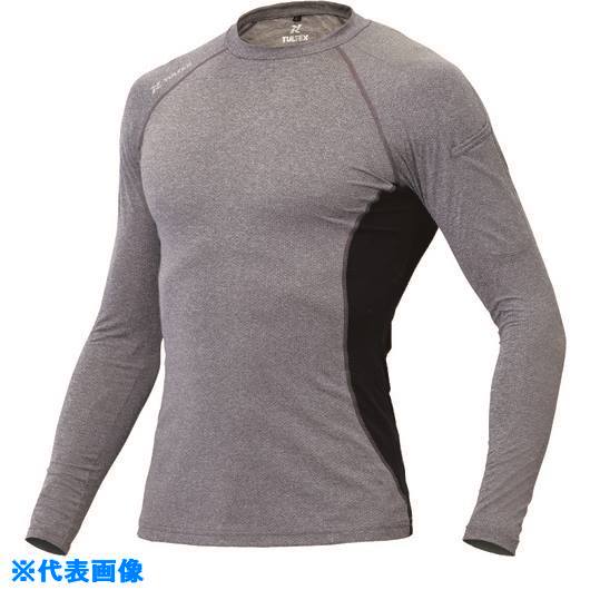 オレンジブック トラスコ中山　TRUSCOアイトス 冷感プリントコンプレスフィット長袖シャツ 杢グレー 3L 〔品番:AZ106101043L〕[ 注番:2139013]特長●特殊パウダー配合プリントが肌に接触します。●汗を活かして熱を吸収...