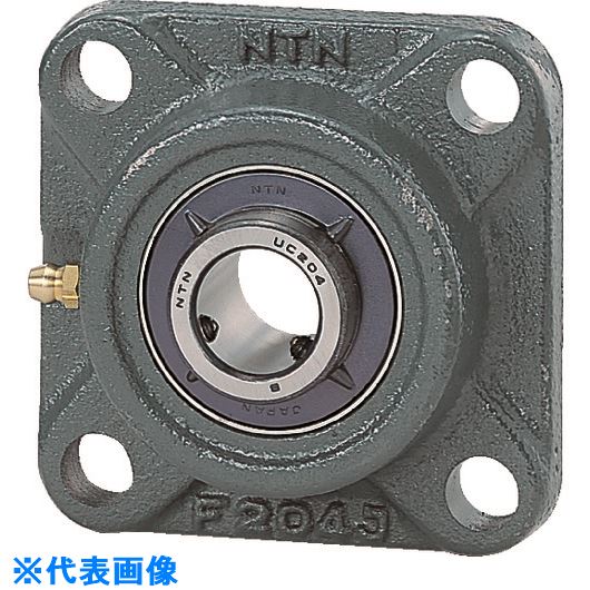 オレンジブック トラスコ中山　TRUSCONTN G ベアリングユニット(止めねじ式)軸径12mm全長86mm全高86mm 〔品番:UCF201D1〕[ 注番:2142686]特長●軸受箱の形状が角形で4本のボルトにより機械の側壁などに取り...