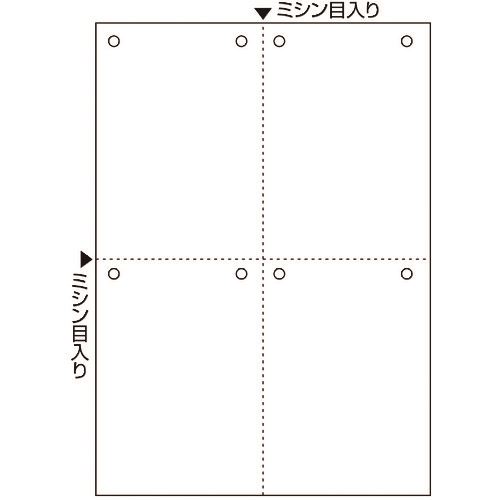 オレンジブック トラスコ中山　TRUSCOHISAGO FSC(R)認証 マルチプリンタ帳票 A4 白紙 4面 8穴 〔品番:FSC2007Z〕[ 注番:2146929]特長●FSC（R）認証材を使用したプリンタを選ばないマルチタイプの汎用...