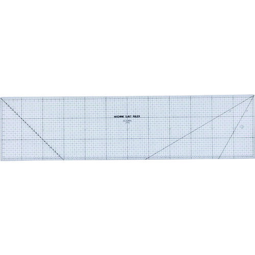 オレンジブック トラスコ中山　TRUSCOCLOVER ミシンキルト定規60cm 〔品番:57615〕[ 注番:2152497]特長●生地をしっかり押さえられる、幅広サイズ。●パッチワークキルトにも便利です。5mm方眼入　ぬいしろ目盛り付。...