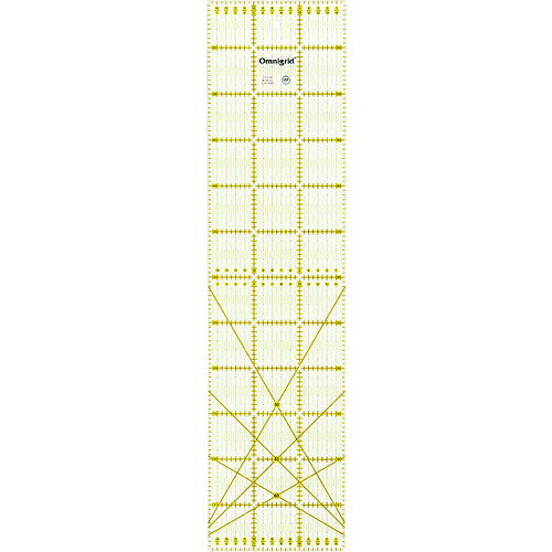 オレンジブック トラスコ中山　TRUSCOCLOVER オムニグリッド定規15X60cm 〔品番:57623〕[ 注番:2154024]特長●本場アメリカのキルターも愛用するオムニグリッド定規。●2色の目盛り、左右対称の角度など使いやすい工...