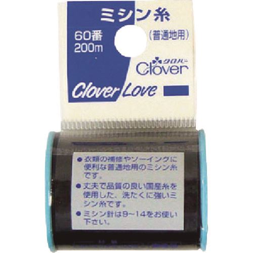 オレンジブック トラスコ中山　TRUSCOCLOVER CL−Hミシン糸 普通地用 黒 〔品番:63522〕[ 注番:2154065]特長●補修やソーイングに便利な普通地用のミシン糸です。仕様仕様2●黒●60番●200M巻材質/仕上●ポリエ...