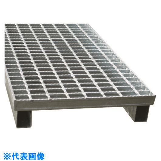 オレンジブック トラスコ中山　TRUSCOタカラ LSハイテングレーチング かさ上げ(JIS道路側溝用) あら目 歩道用 HGR型(防音ゴム付き) 〔品番:KFJP2525AHGR〕[ 注番:2154800]特長●ハイテン鋼を使用したグレー...