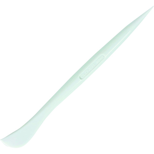 オレンジブック トラスコ中山　TRUSCOCLOVER アップリケへら 〔品番:57689〕[ 注番:2155677]特長●アップリケの折り目つけに。仕様●Pサイズ(mm)：45×190×9仕様2●全長：150mm材質/仕上●ユリア樹脂セッ...