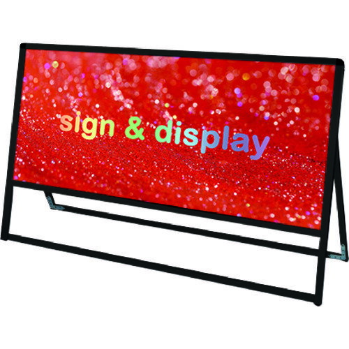 オレンジブック トラスコ中山　TRUSCOTOKISEI ブラックバリウススタンド看板 アルミ複合板タイプ 1200×600片面 〔品番:BVASKAP1200X600K〕[ 注番:2157725]特長●パネルがフレームと一体化したスタイリ...