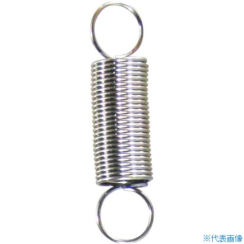オレンジブック トラスコ中山　TRUSCOWAKI 引きバネ 0.4×5×20(1個入) 〔品番:SR721〕[ 注番:2160428]特長●引張り方向に荷重を受ける用途に用いられるため、両端部がフック形状になっています。仕様●線径d(mm...