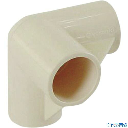 オレンジブック トラスコ中山　TRUSCOyazaki イレクター Φ28 プラスチックジョイント J−4 アイボリー 〔品番:J4SIVO〕[ 注番:2161174]特長●接着固定式のプラスチック製ジョイントです。●Φ28イレクターパイプ...