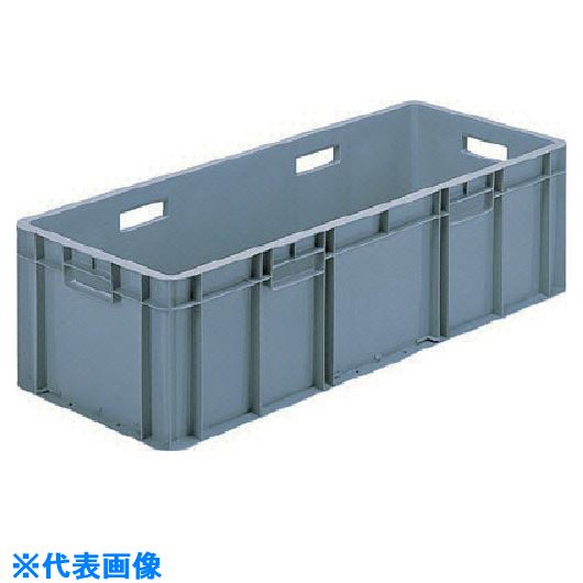 オレンジブック トラスコ中山　TRUSCOサンコー TP規格コンテナ 205406 TP382.5LB ライトグレー 〔品番:SK205406〕[ 注番:2162117]特長●バラバラの容器サイズであっても安定した段積みが可能です。●底面に...
