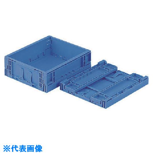 オレンジブック トラスコ中山　TRUSCOサンコー 折りたたみコンテナー 556350 オリコンEP5B 青 〔品番:556350BL00〕[ 注番:2163684]特長●長・短側面内倒れ式のオリコンです。●上枠が無い為、オリタタミ時の高さ...