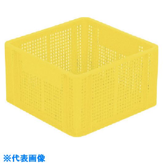 オレンジブック トラスコ中山　TRUSCOサンコー TP規格コンテナ 101206 TP332M 黄 〔品番:SK332M〕[ 注番:2165220]特長●バラバラの容器サイズであっても安定した段積みが可能です。●底面にはTP規格に基づき、...