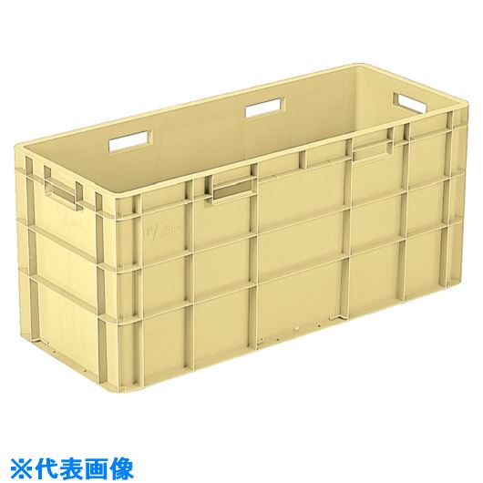 オレンジブック トラスコ中山　TRUSCOサンコー TP規格コンテナ 208700 TP384L クリーム 〔品番:SKTP384LCL〕[ 注番:2165224]特長●バラバラの容器サイズであっても安定した段積みが可能です。●底面にはTP...