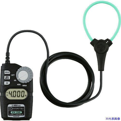 オレンジブック トラスコ中山　TRUSCOKYORITSU 交流電流測定用クランプメータ(RMS) 〔品番:KEW2204R〕[ 注番:2168136]特長●柔軟かつ軽量なフレキシブルセンサを採用しました。●暗所で見易いバックライト付です。...